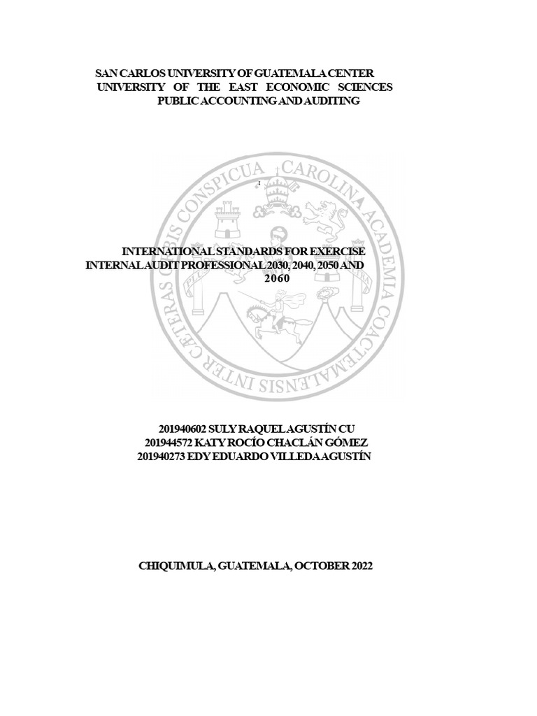 Work Norm Int. 2030-2040-2050-2060 | PDF | Internal Audit | Audit