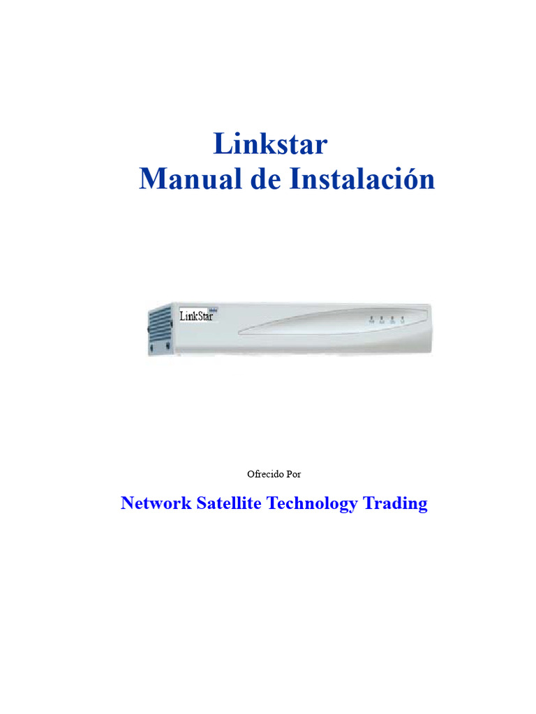 Instalación del Sistema Linkstar RCST | PDF | Antena (Radio ...