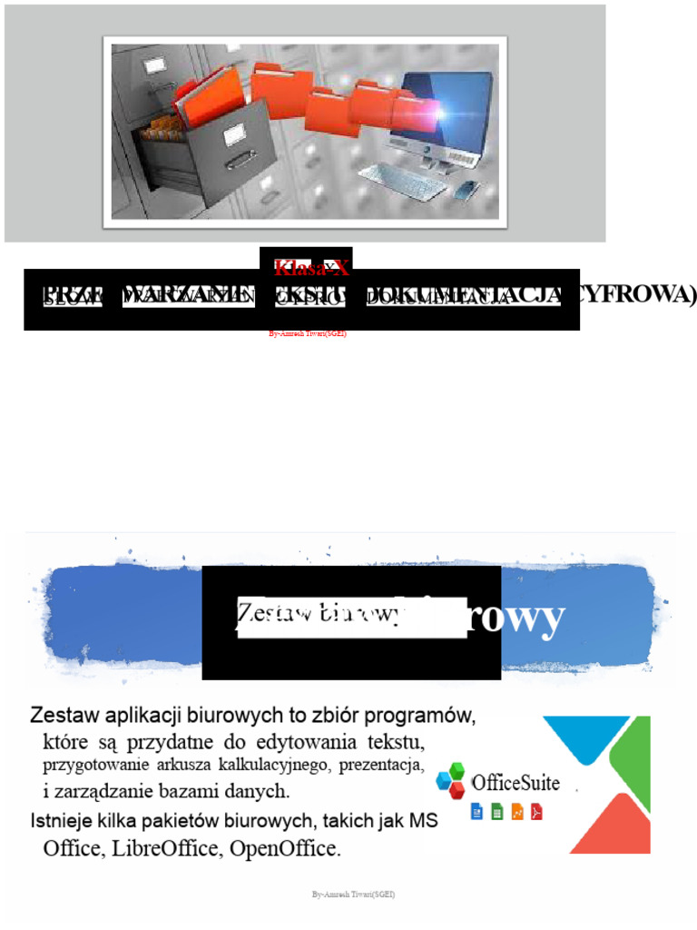 Klasa 10+ DOKUMENTACJA CYFROWA (Zaawansowane) | PDF