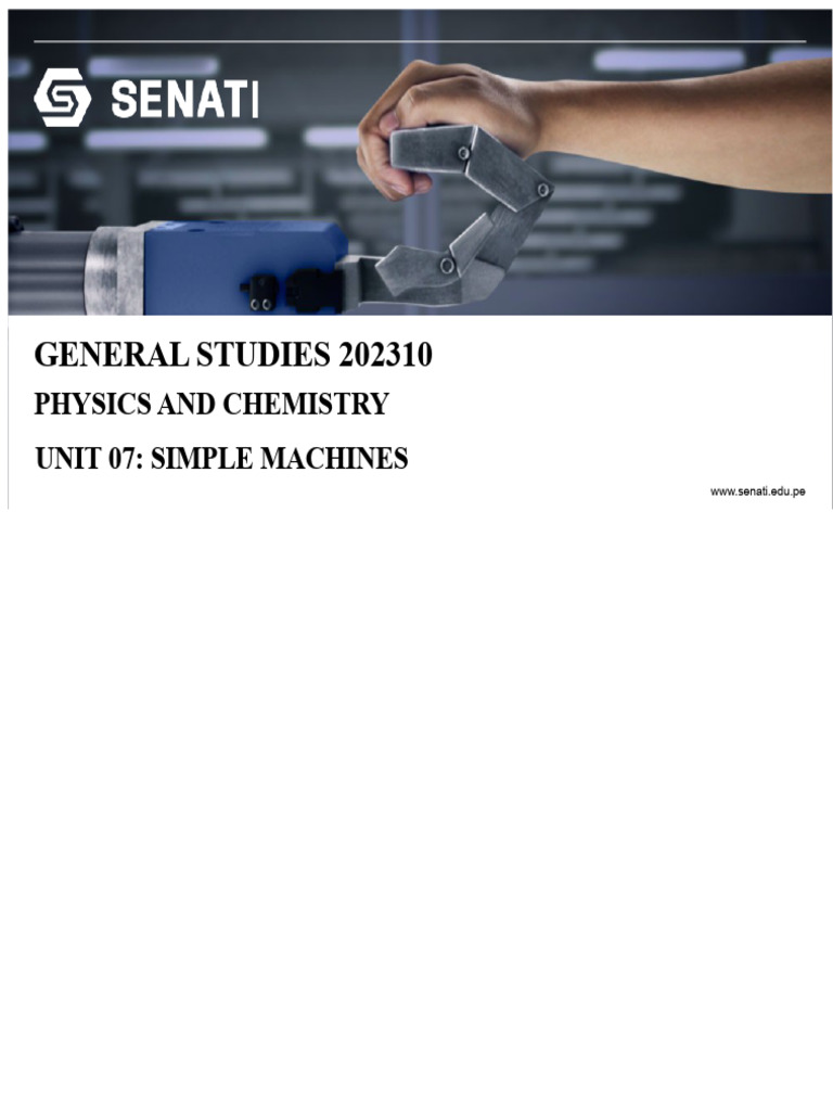 13. Unit 7 Simple Machines 2 | PDF | Machines | Force