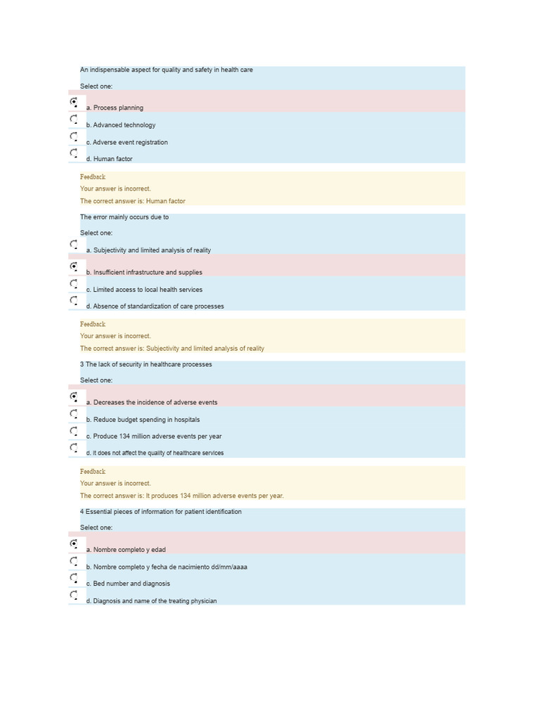 essential actions for patient safety | PDF | Patient Safety | Patient