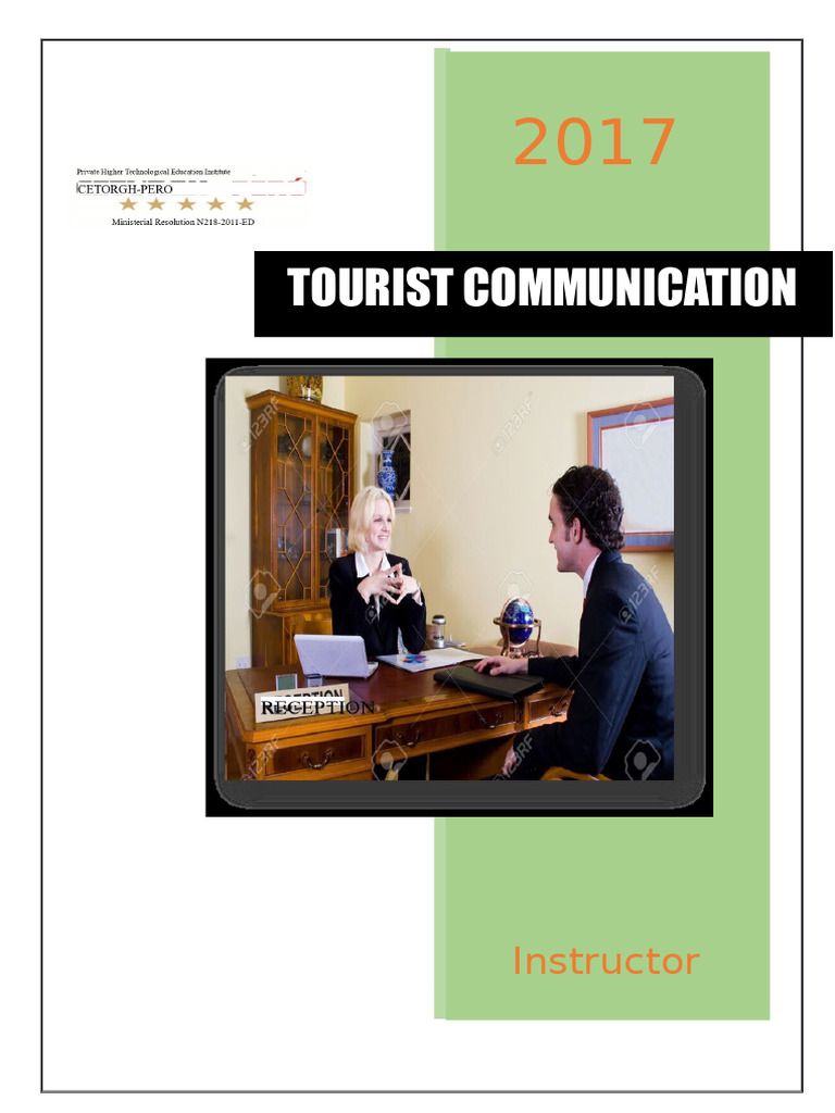 Understanding Tourist Communication Strategies | PDF | Communication ...