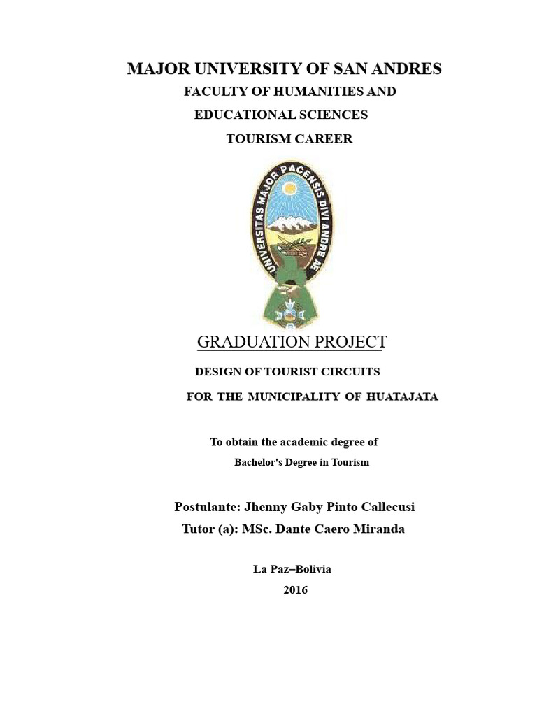 Graduation Project | PDF | Tourism | Conservation Biology
