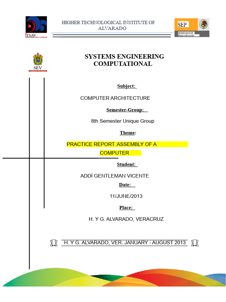 Report on Computer Assembly Practice | PDF | 64 Bit Computing | Random ...