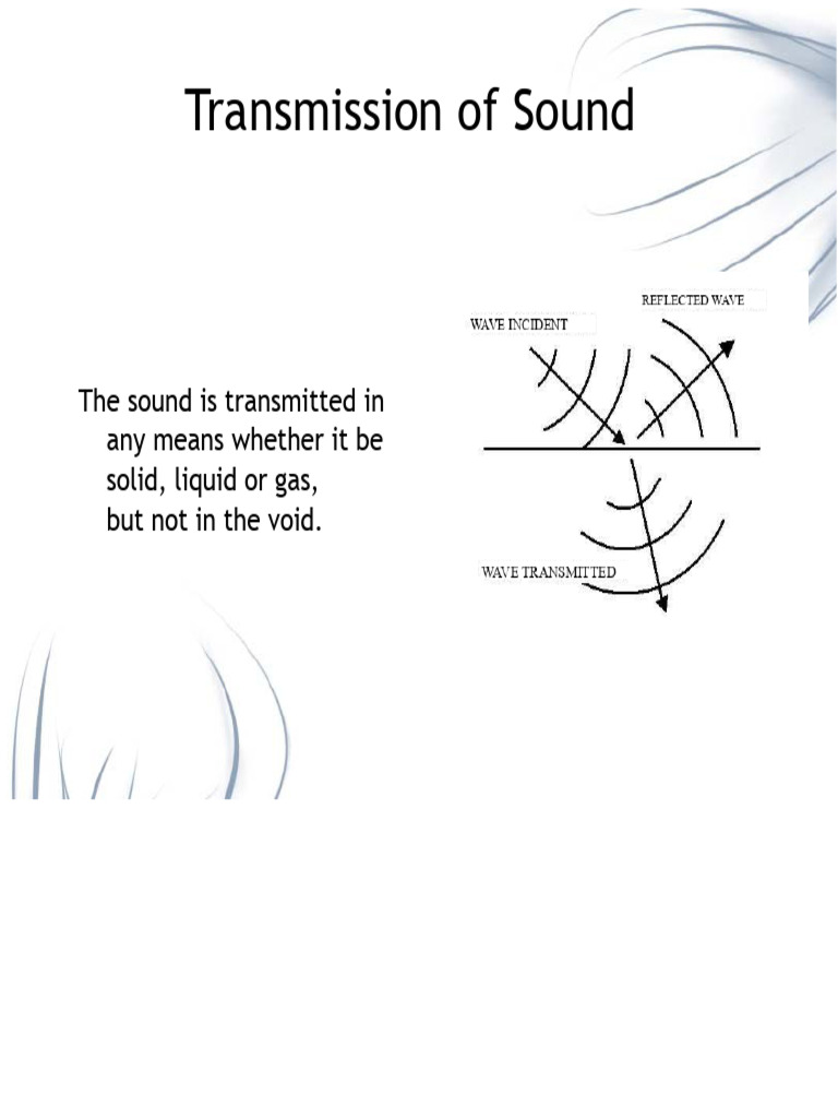 sound transmission | PDF