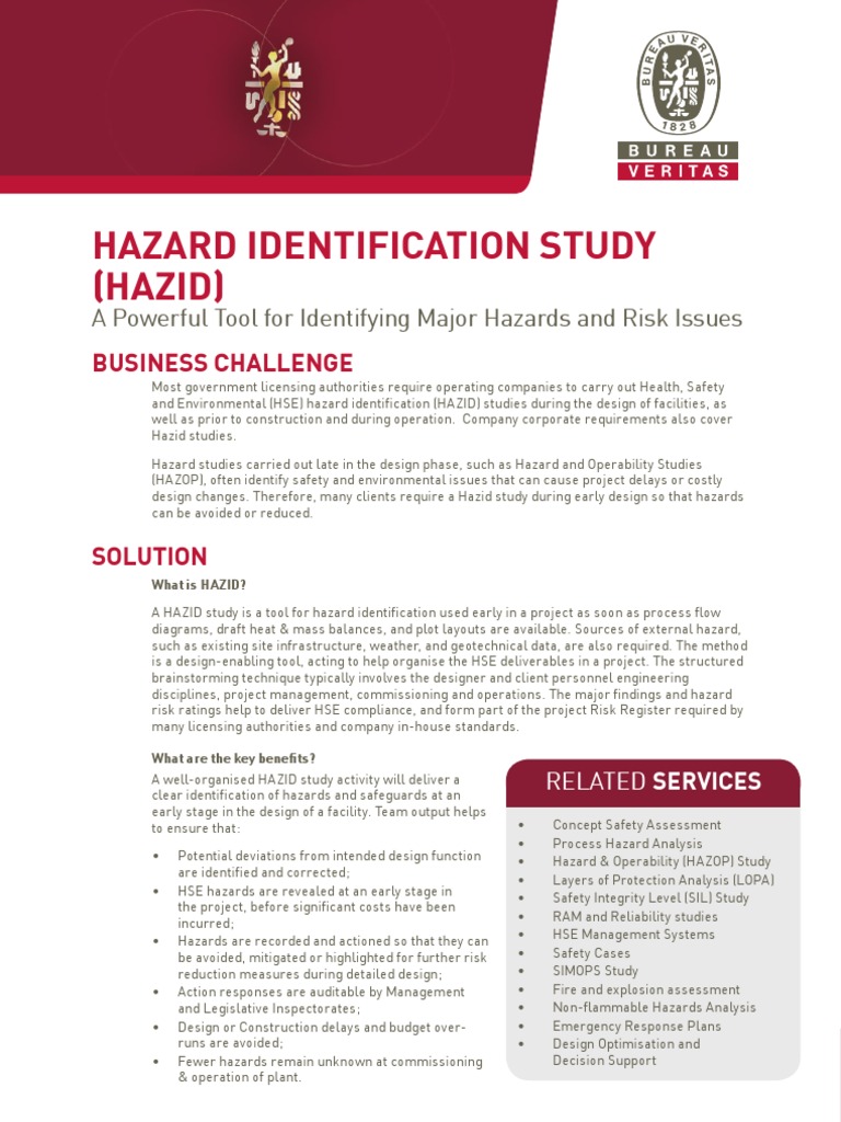 Hazard Identification Study RISK 1210 | PDF | Safety | Engineering