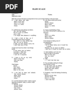 HADS Questionnaire and Scoring Guide | PDF | Emotions | Psychology