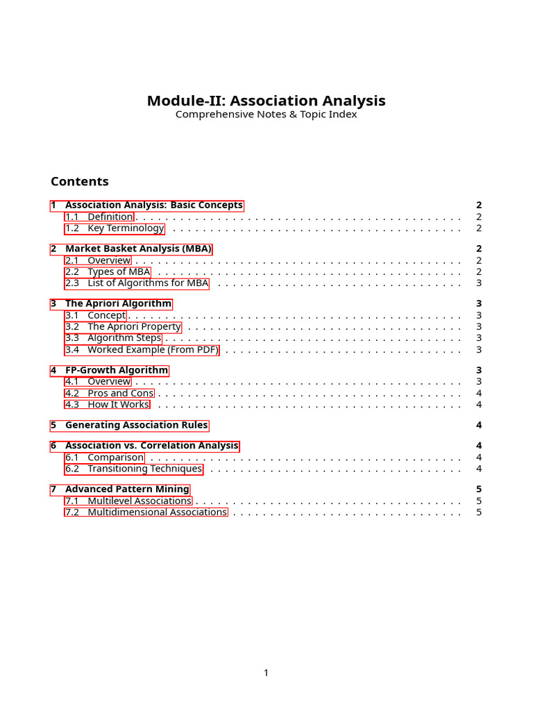 Association Analysis Overview & Techniques | PDF | Data Analysis ...