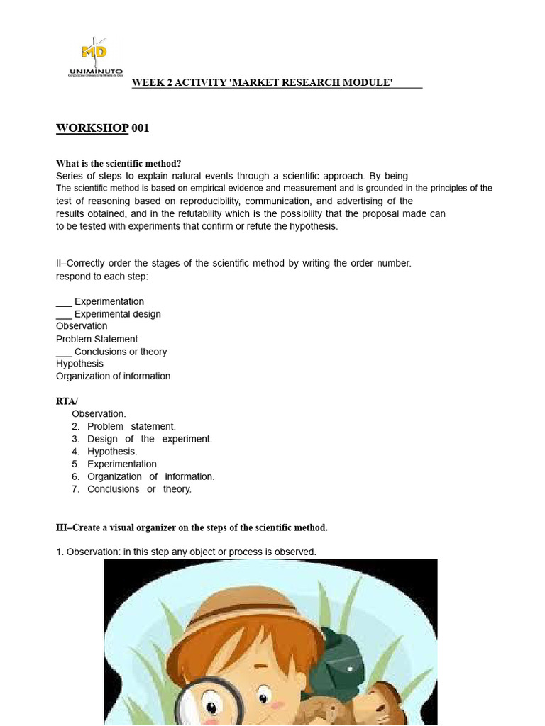Scientific Method Workshop | PDF | Scientific Method | Experiment