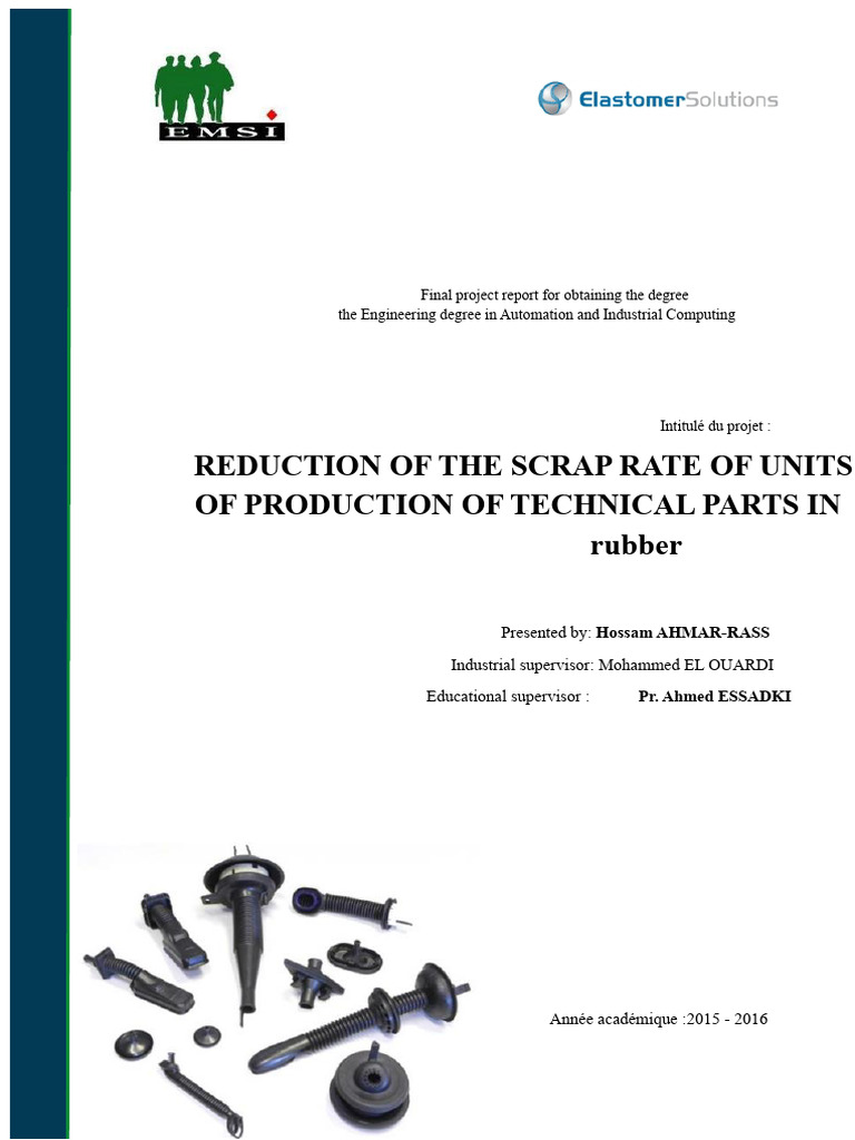 Reduction of the Scrap Rate of Units | PDF | Six Sigma