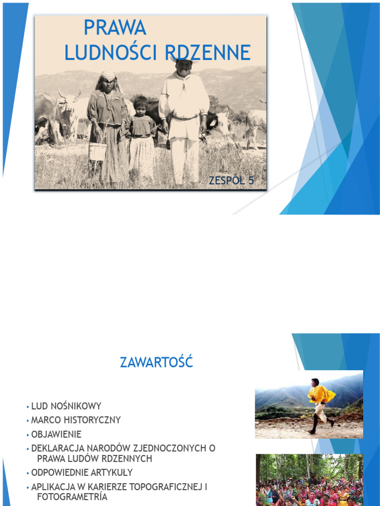 Prawa Ludów Rdzennych Obrazy | PDF