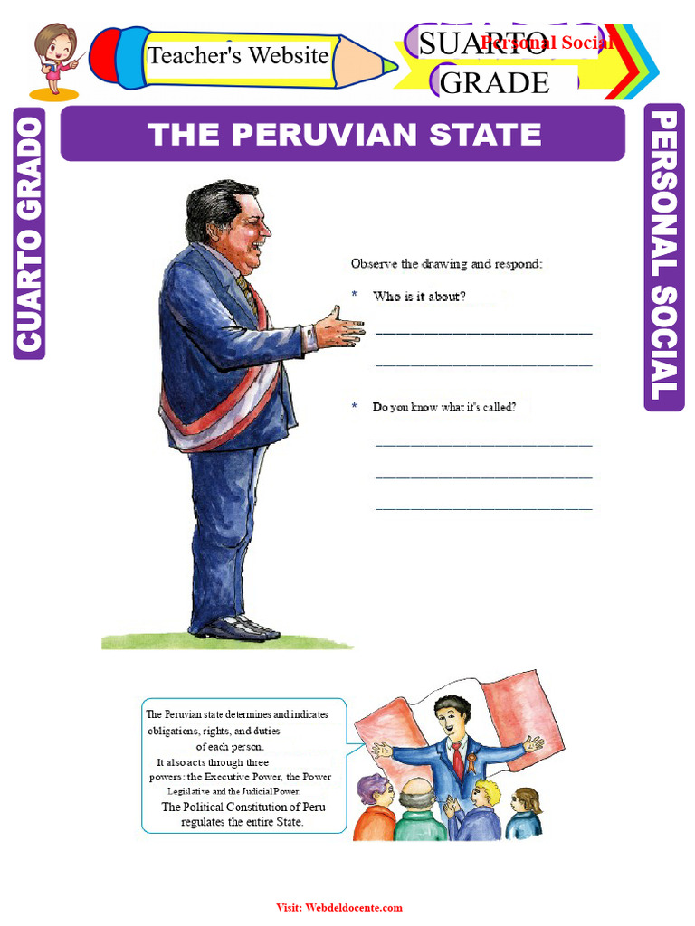 The Peruvian State For Fourth Grade of Primary School | PDF | Voting ...