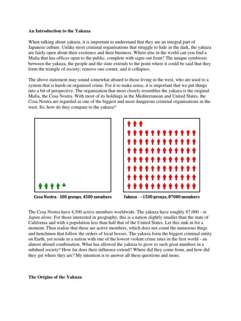 An Introduction To The Yakuza | PDF | Organized Crime | Sicilian Mafia