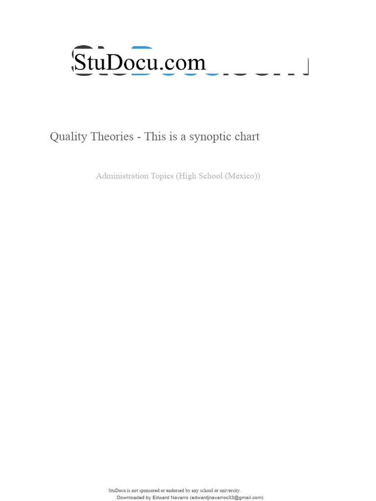 quality-theories-this-is-a-synoptic-chart (1) | PDF | Business ...