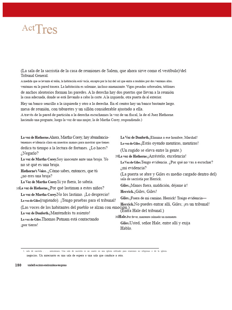 El Crisol Acto III PDF | PDF