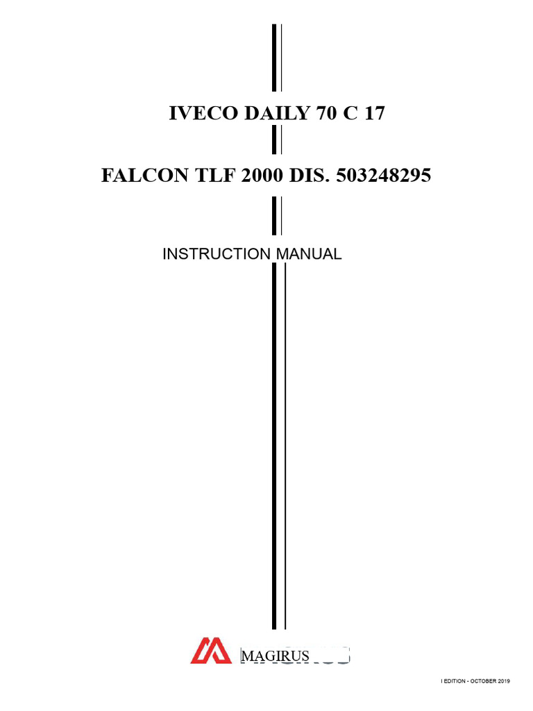 IVECO DAILY MAGIRUS INSTRUCTION MANUAL | PDF | Personal Protective ...
