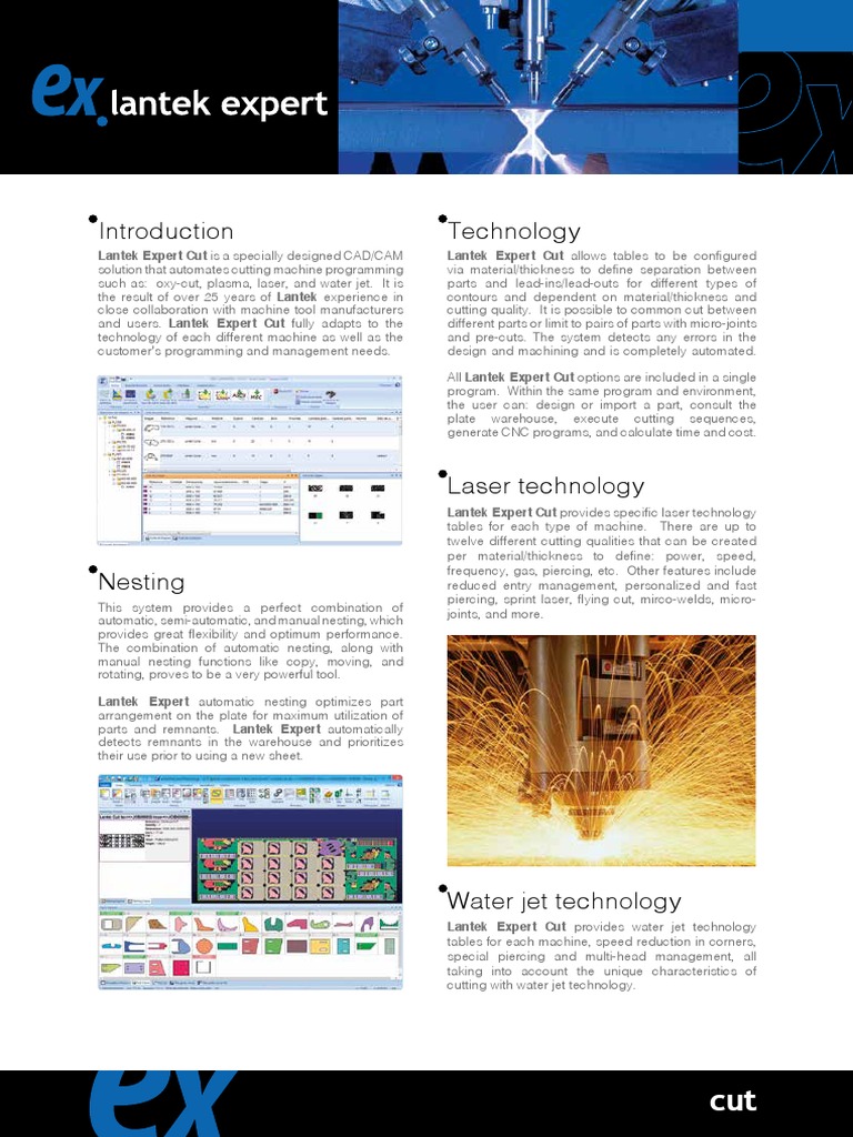 Lantek Expert Cut 1p (EN-US) | PDF | Automation | Computer Aided Design