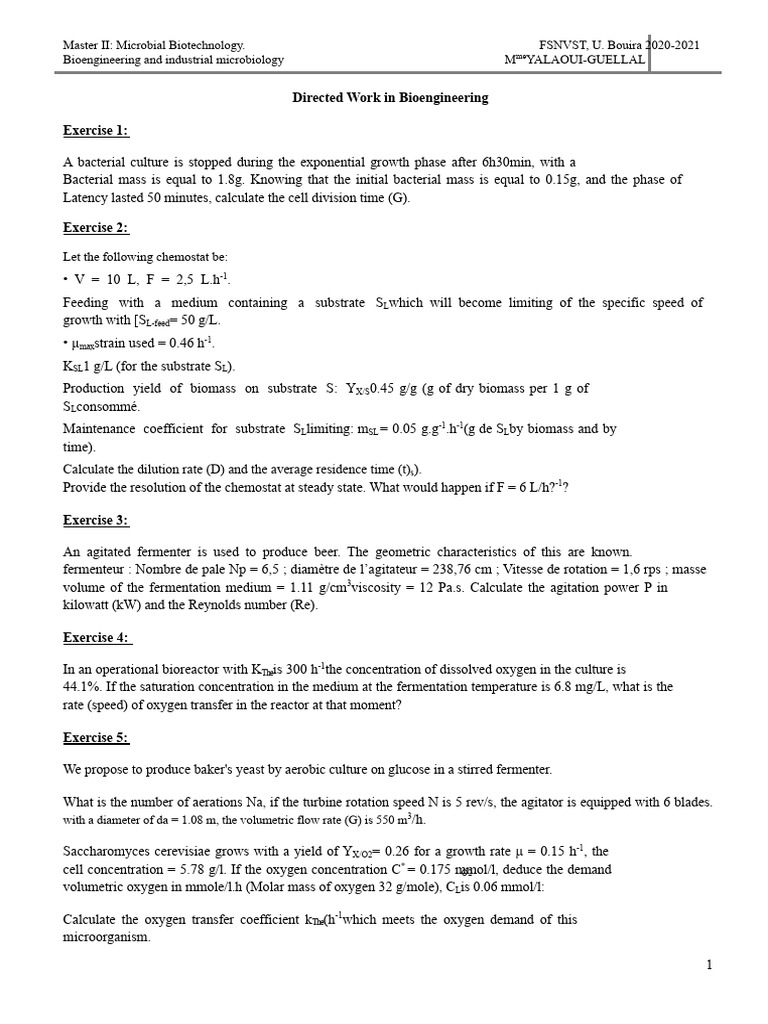 M2-BTM-Bioengineering-Tutorial-Series-S1 | PDF | Biology | Microbiology