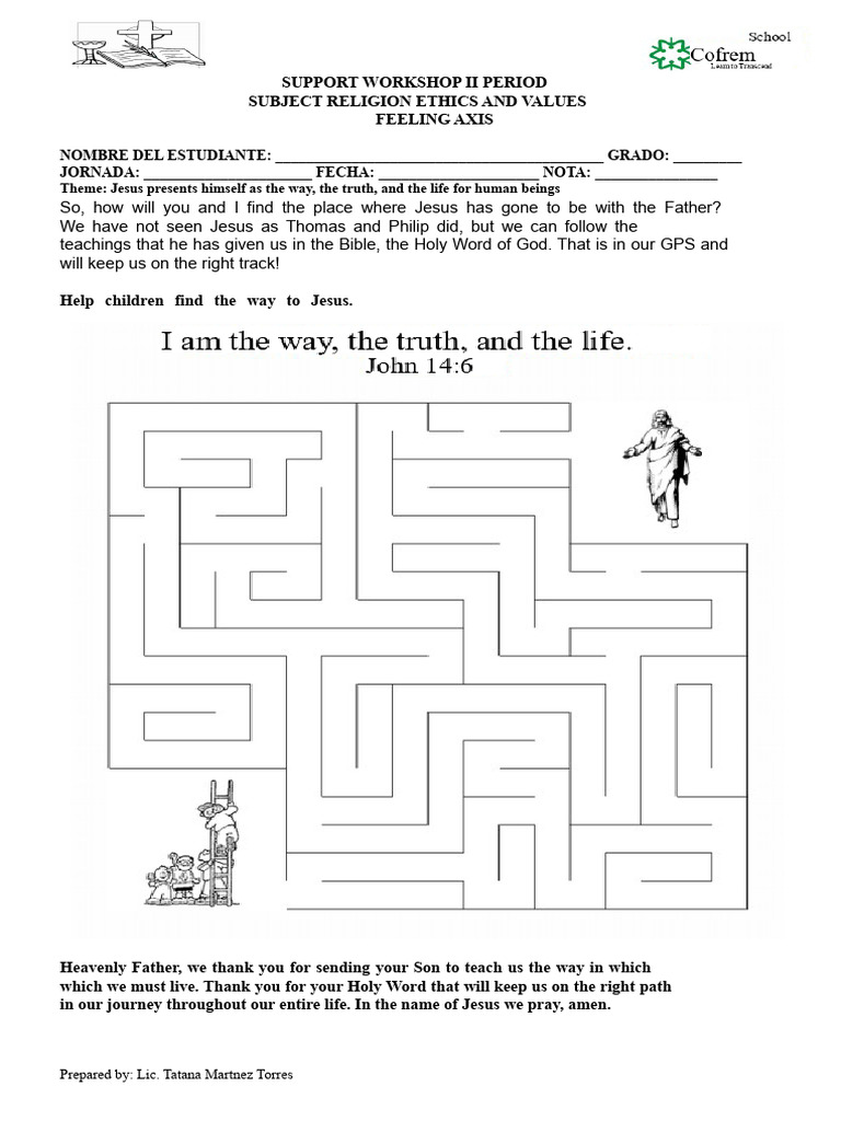 Religion Ethics Values Workshop Themes | PDF | Jesus | God