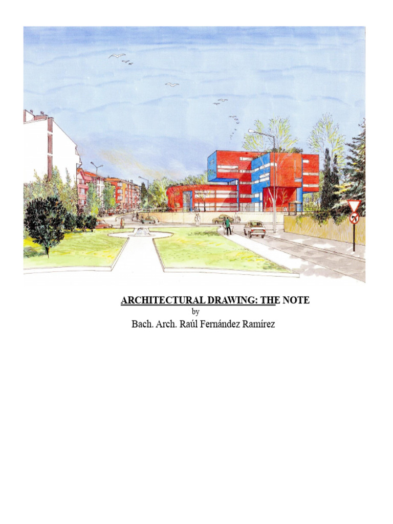 ARCHITECTURAL DRAWING_ THE NOTE | PDF | Perspective (Graphical) | Horizon