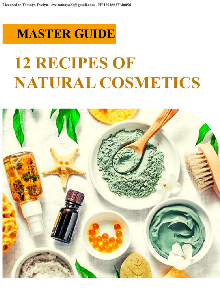 12+recipes+for+natural+cosmetics | PDF | Cosmetics | Beauty