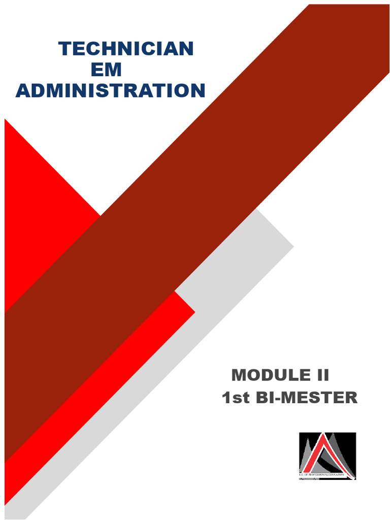 Technician in Administration - Module 2 Workbook | PDF | Graphical User ...