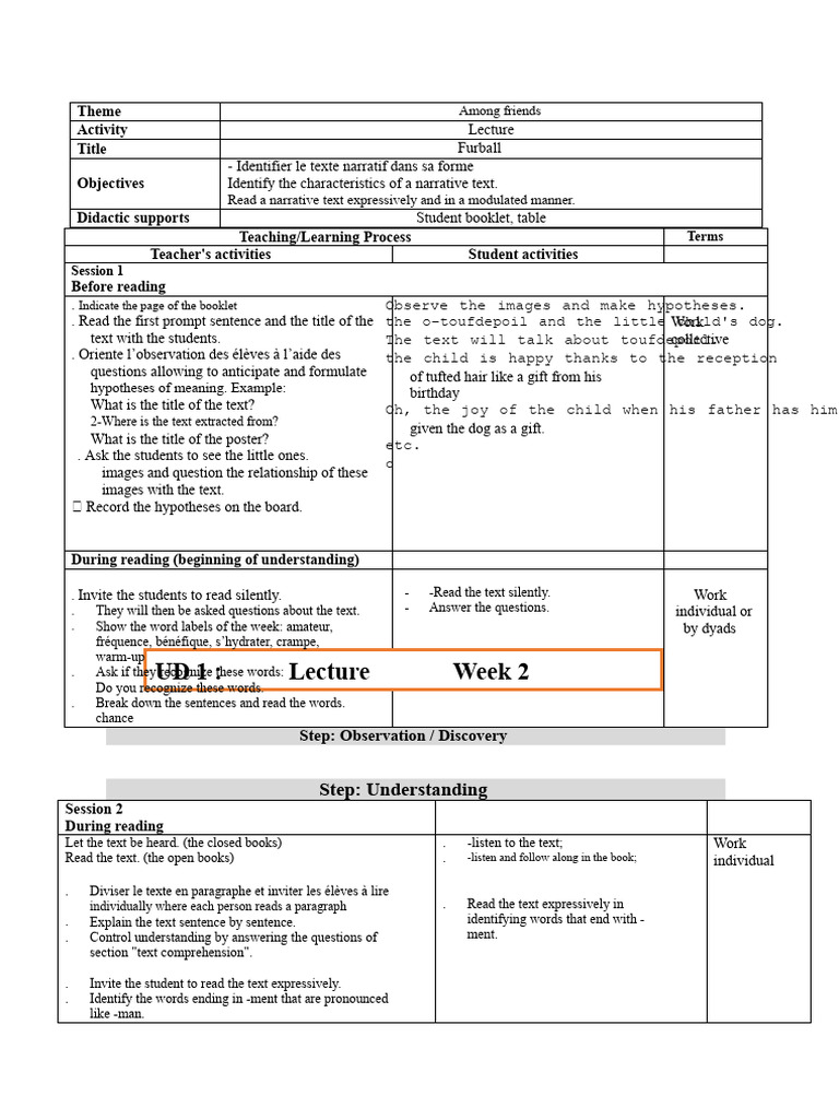 educational sheet CE2 reading | PDF | Reading Comprehension | Linguistics