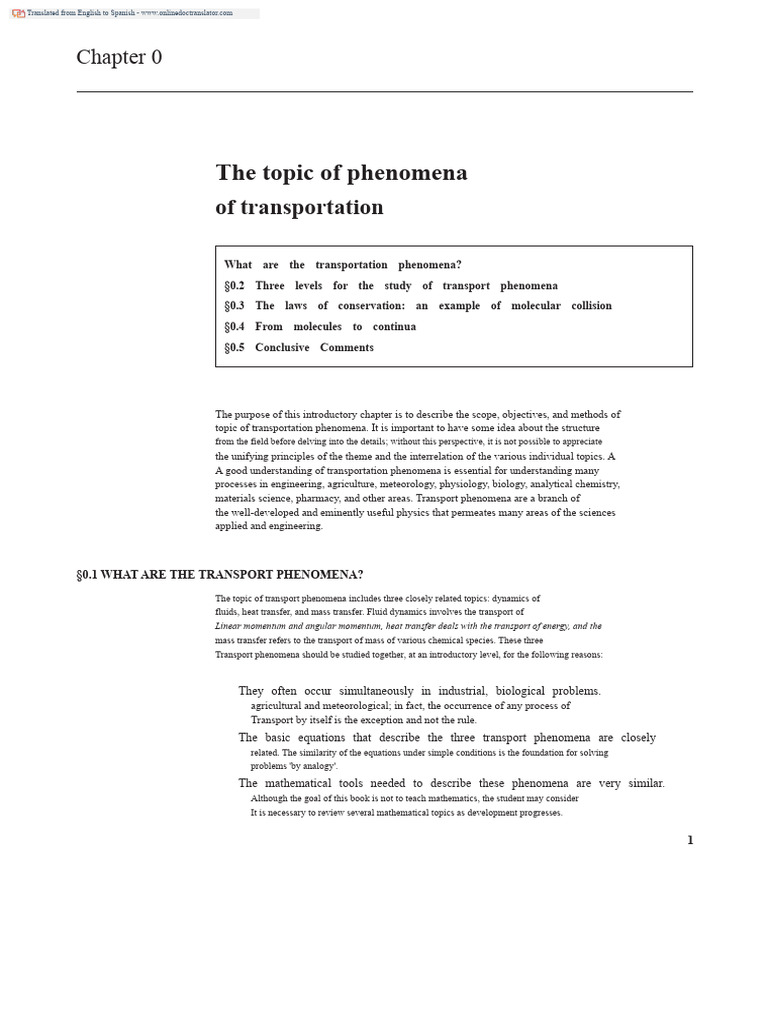 Bird transport phenomena | PDF | Transport Phenomena | Viscosity