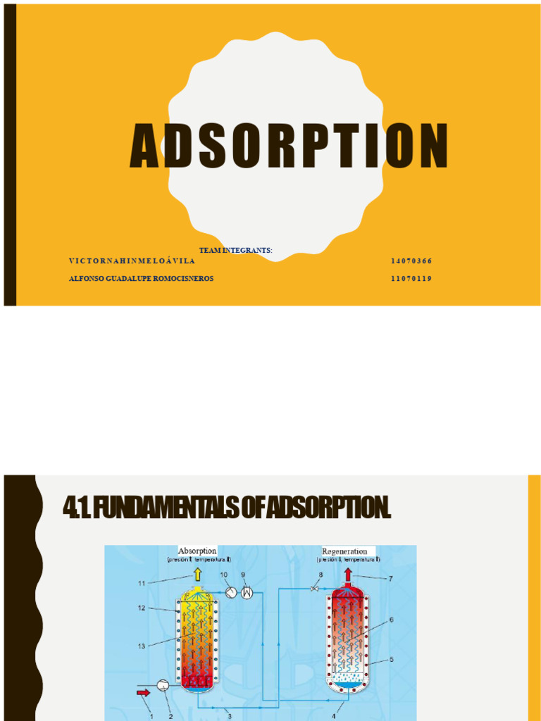 Fundamentals and Design of Adsorption | PDF | Adsorption | Filtration