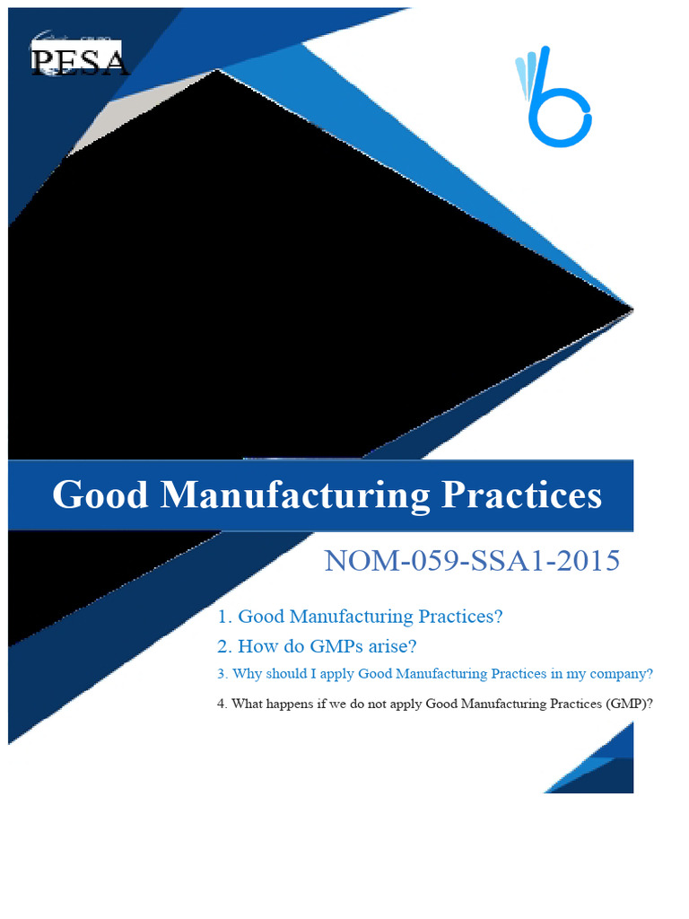 Good Manufacturing Practices | PDF | Health Sciences | Health Care