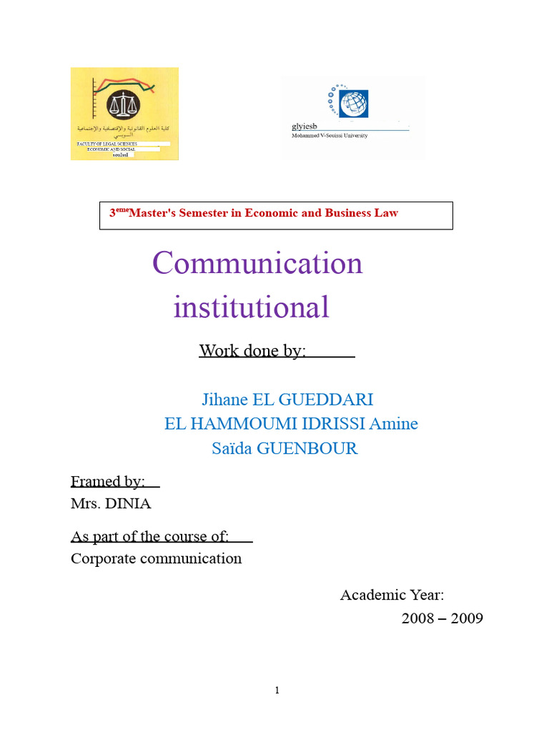 Institutional Communication Strategies | PDF | Brand | Marketing