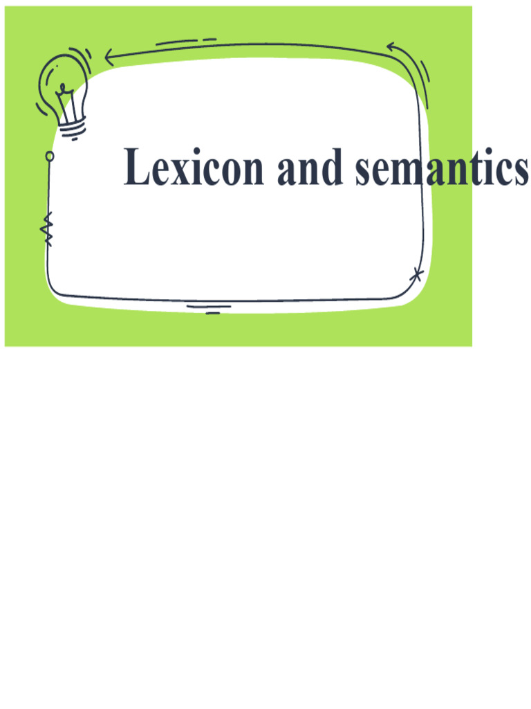 Lexicon, Semantics, Spelling, and Grammar UVM | PDF | Orthography | Lexicon
