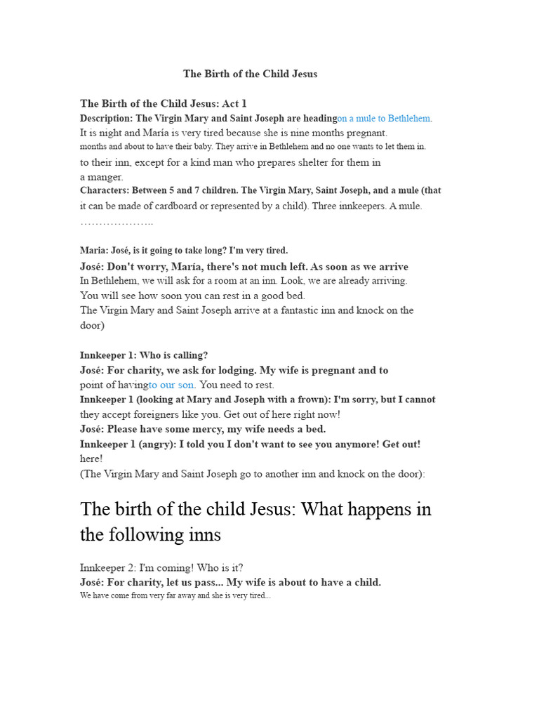 The Nativity Story: Jesus' Birth | PDF | Biblical Magi | Saint Joseph