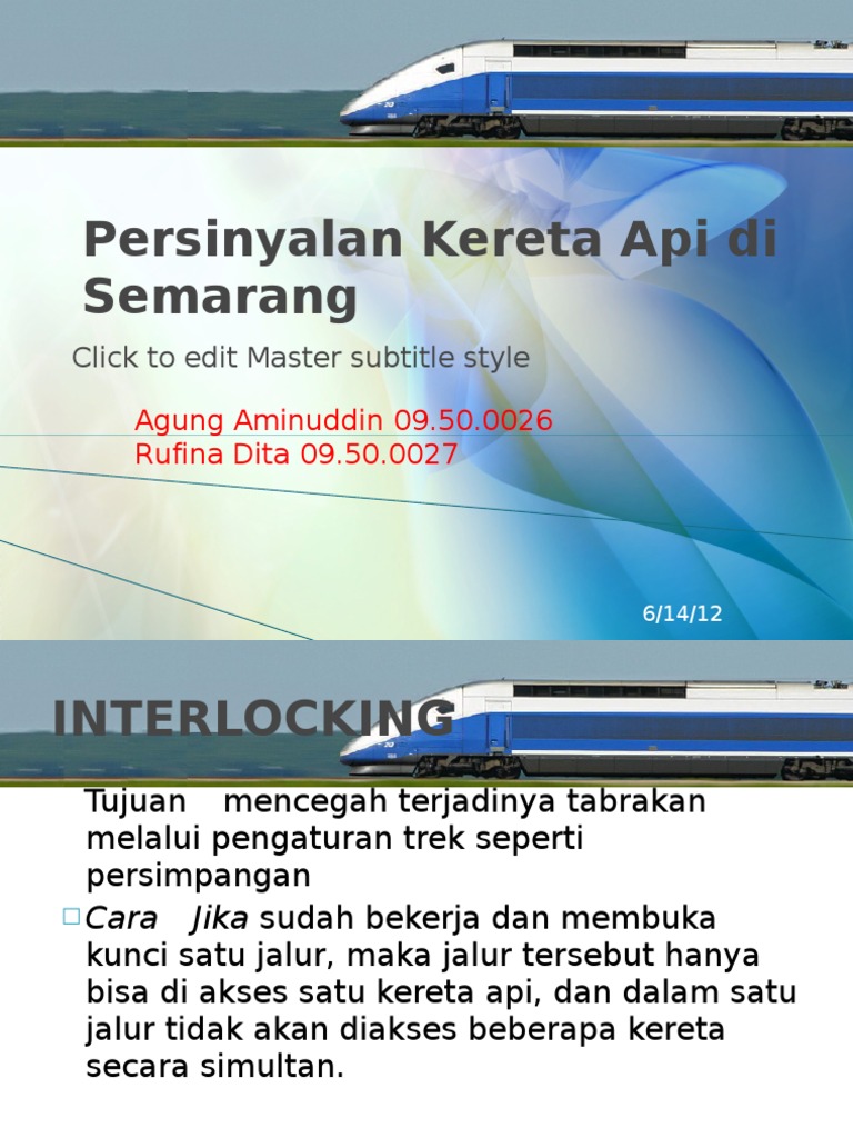 Persinyalan Kereta API Di Semarang | PDF