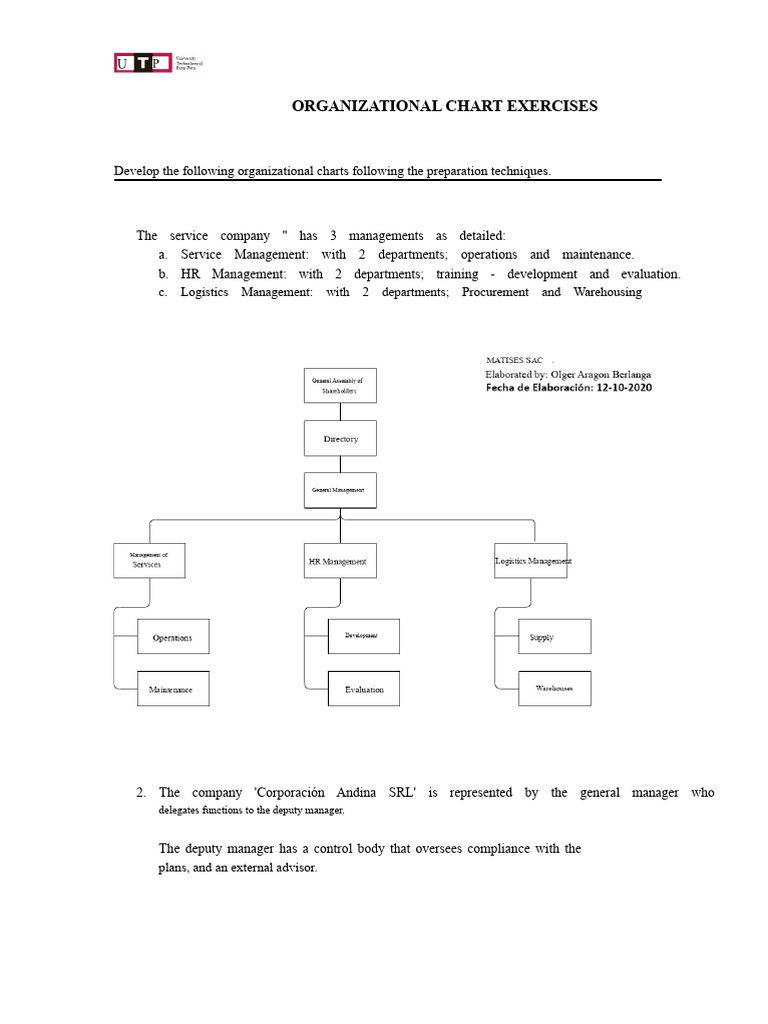Organizational Chart Development Guide | PDF | Business | Business ...