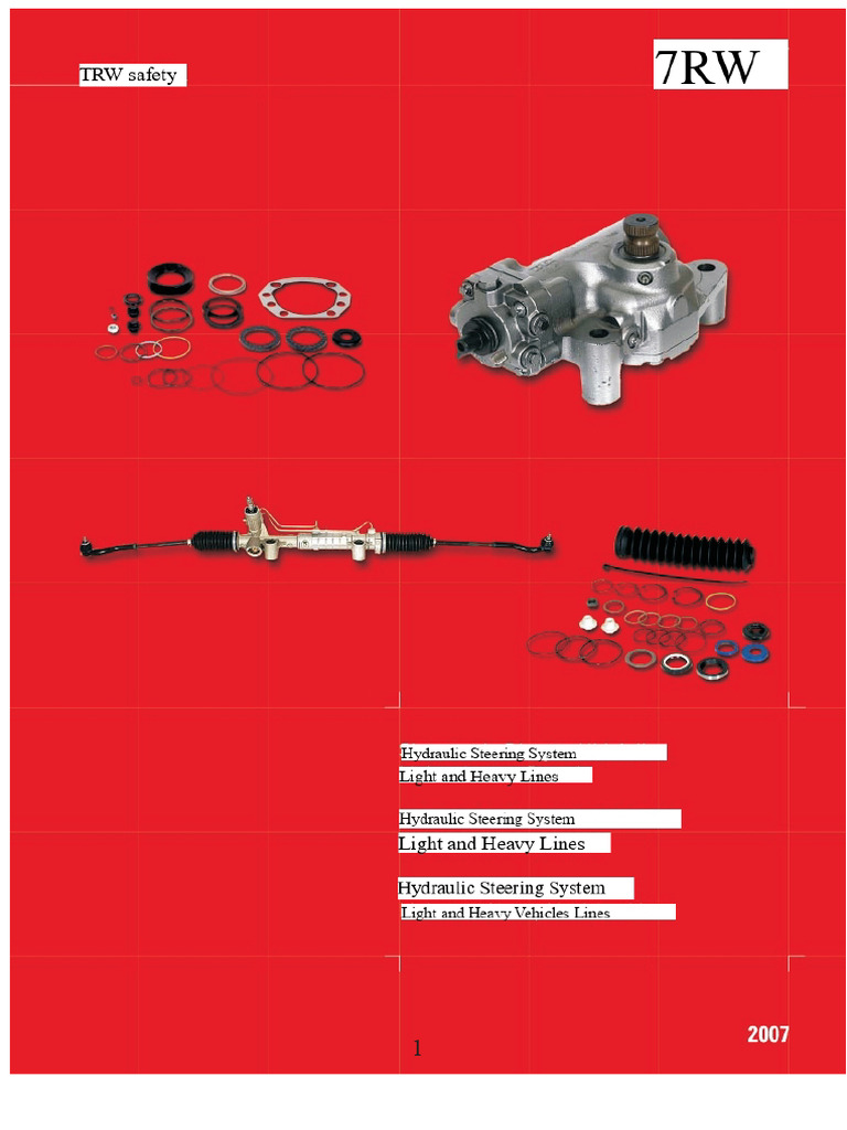 TRW Catalog - Hydraulic Steering Light and Heavy Duty | PDF | Motor Vehicle