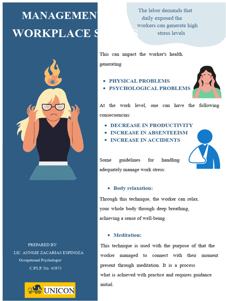 Managing Workplace Stress | PDF