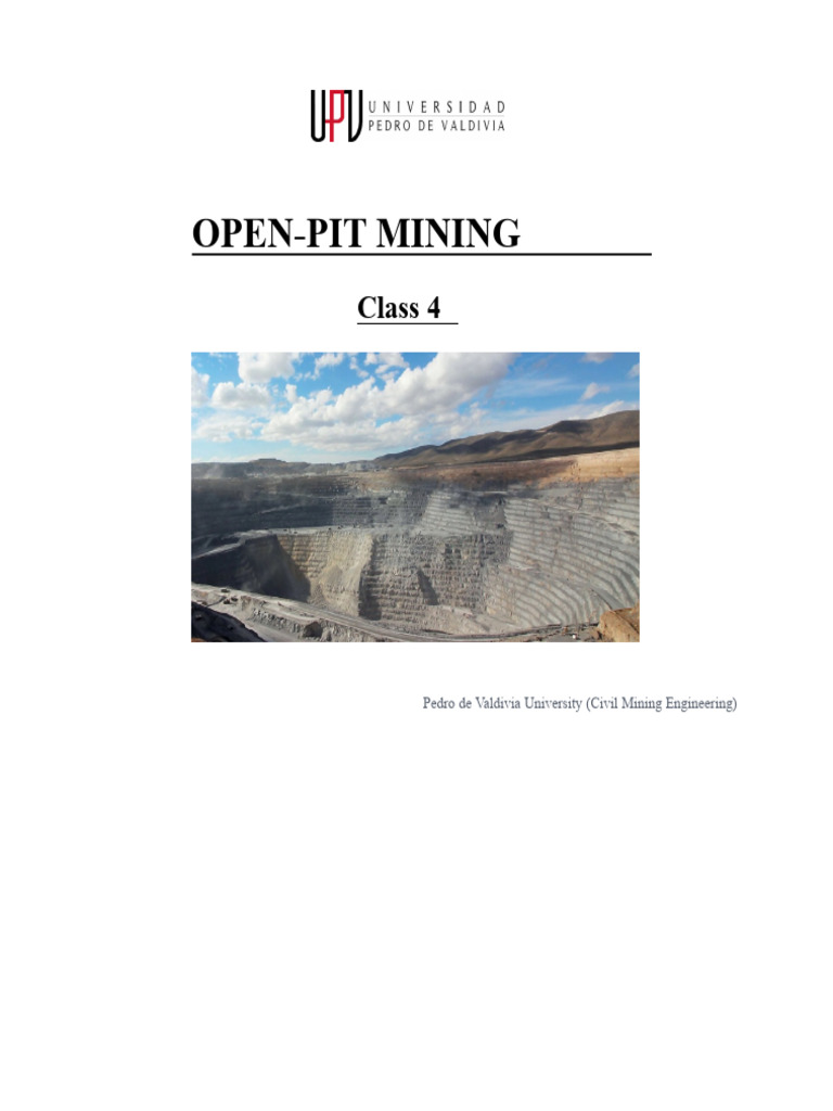 Design of Access Ramps and Roads_Open Pit_UPV | PDF | Road | Mining