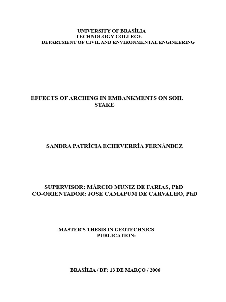Arching Effects in Soil Embankments | PDF | Deformation (Engineering ...
