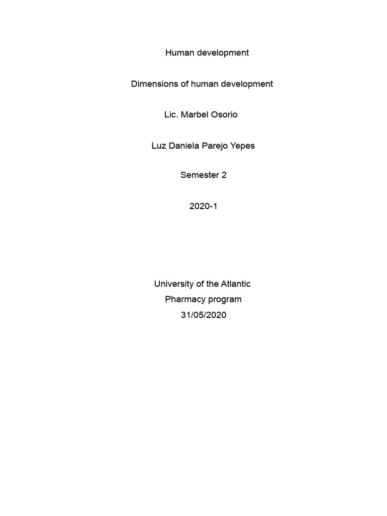 Dimensions of Human Development Explained | PDF | Emotions | Intelligence