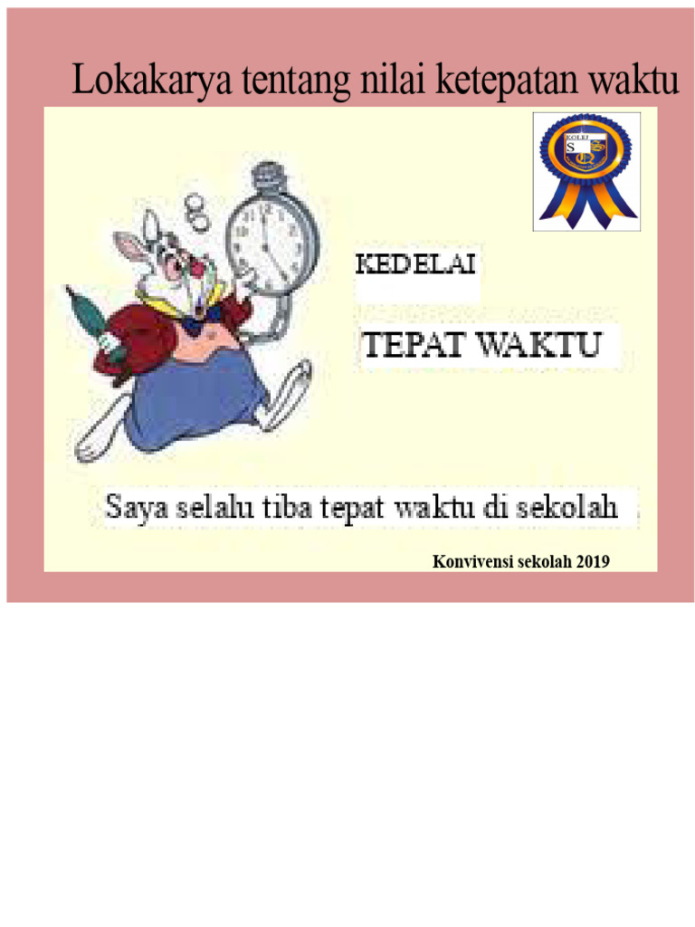 Saya Tepat Waktu | PDF