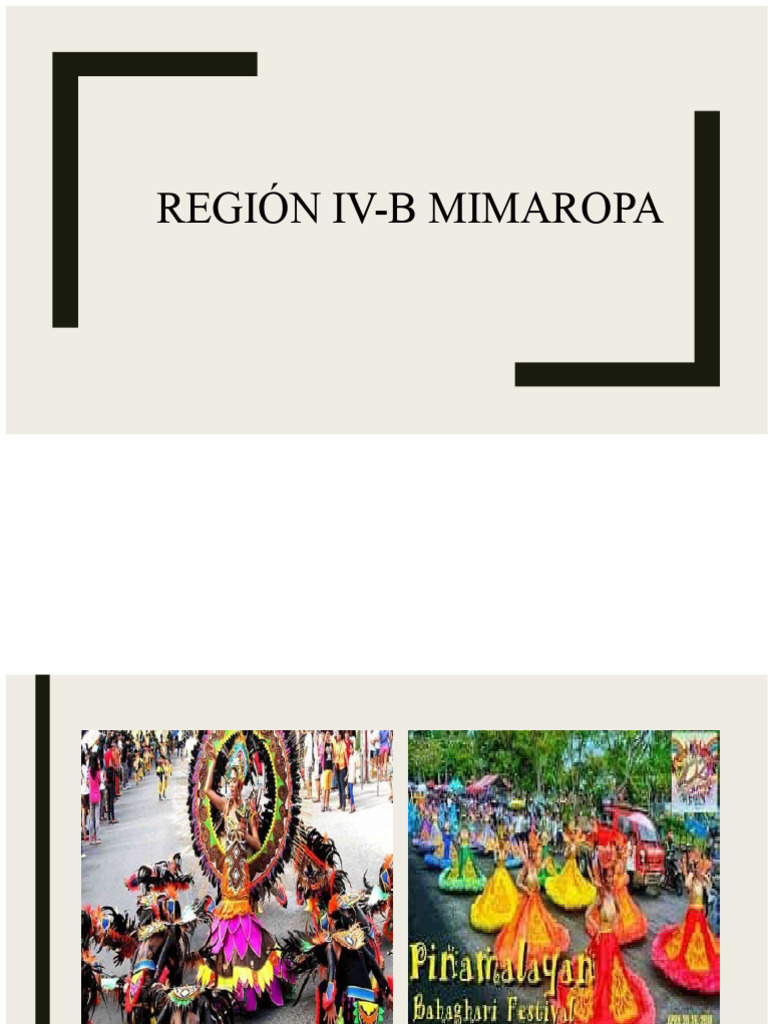 Región Iv-B | PDF