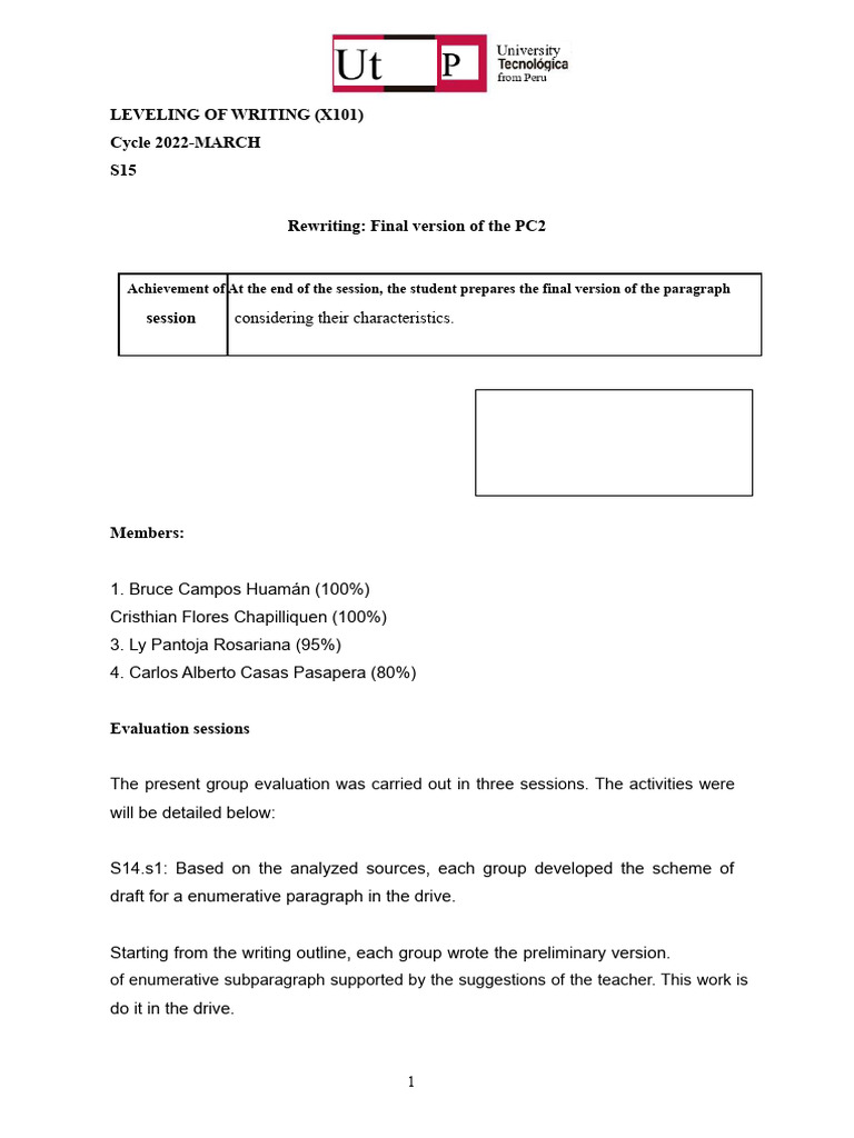 S15 - Rewriting. Final version of the PC1 (UTP format) | PDF ...