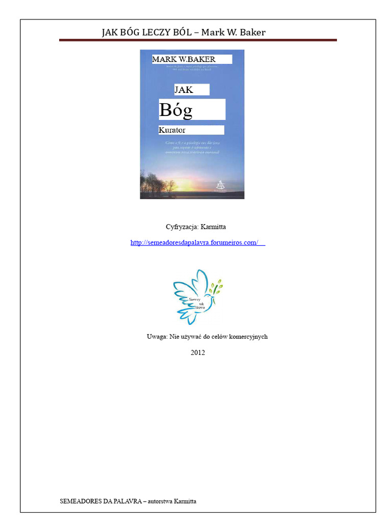 Jak Bóg Leczy Ból Mark W. Baker | PDF