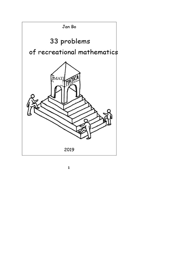 33 Recreational Math Problems Guide | PDF | Area | Convex Set