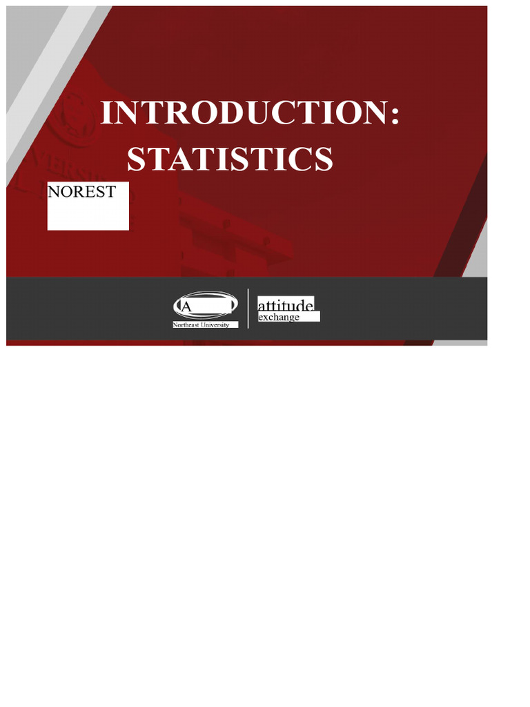 Understanding Statistics in Science | PDF | Statistics | Level Of ...