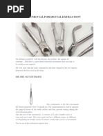 Types of Dental Extraction Forceps | PDF | Tooth | Beak