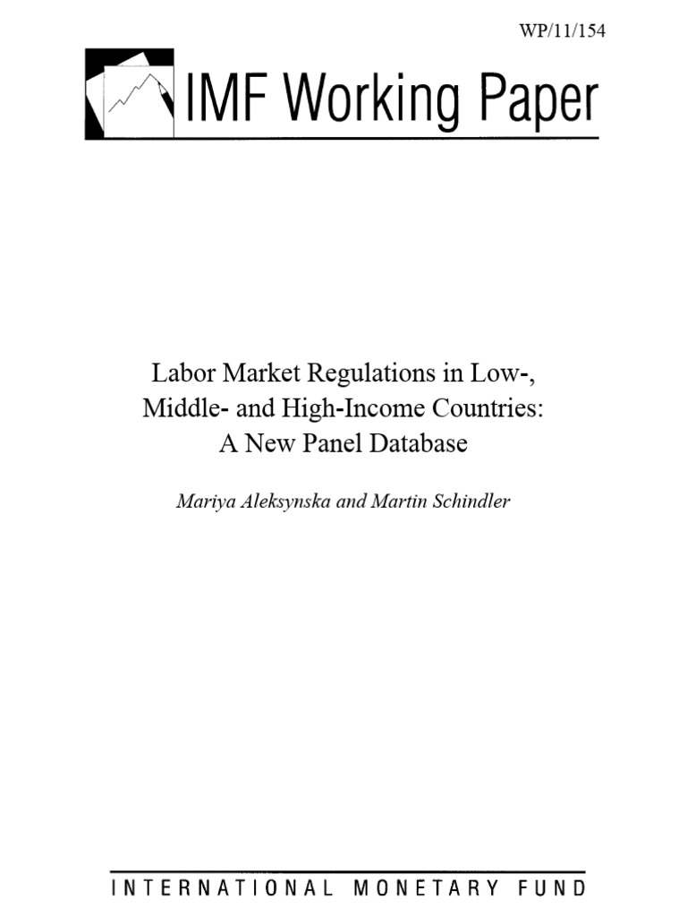 Labor Market Regulations | PDF | Unemployment | Labour Economics