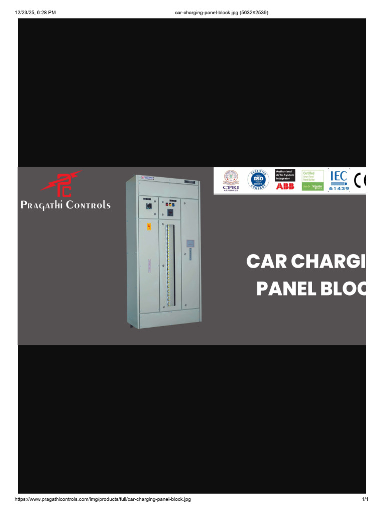 Car Charging Panel Block Image | PDF