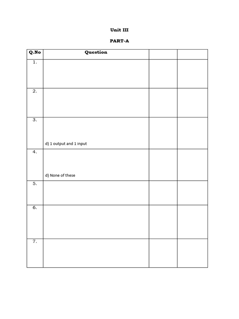 Unit 3 QB-converted | PDF | Central Processing Unit | Computing